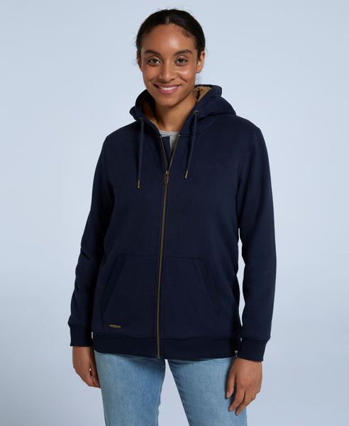 Zuri Womens Hoodie - Navy – Animal