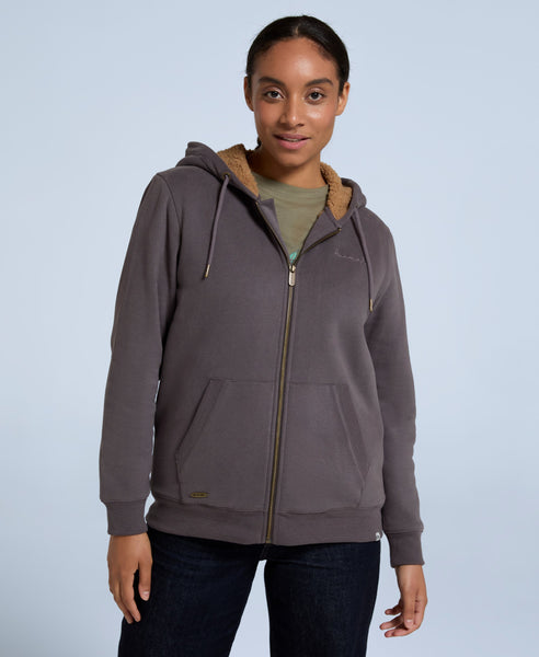 Zuri Womens Hoodie - Taupe – Animal