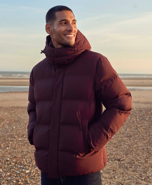 Nimbus Mens Padded Jacket - Dark Burgundy – Animal