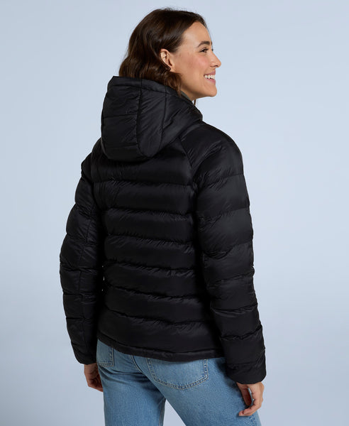 Light Cloud Cosi Womens Padded Jacket - Jet Black – Animal