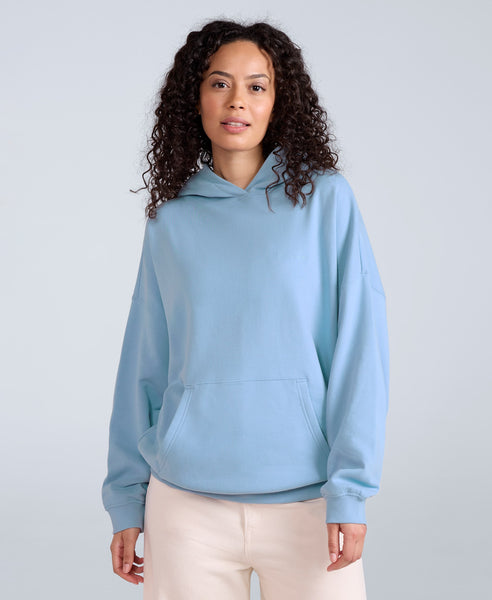 Idol Womens Drop Shoulder Hoodie - Corn Blue – Animal