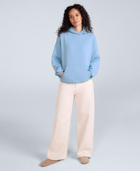 Idol Womens Drop Shoulder Hoodie - Corn Blue – Animal