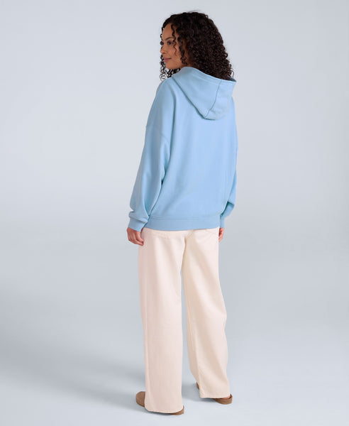 Idol Womens Drop Shoulder Hoodie - Corn Blue – Animal