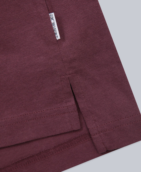 Idol Womens Relaxed Fit T-Shirt - Burgundy – Animal