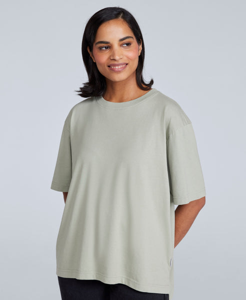 Idol Womens Relaxed Fit T-Shirt - Pale Green – Animal
