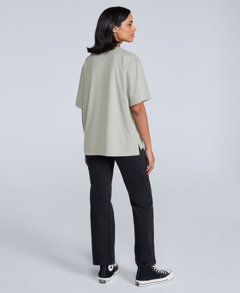 Idol Womens Relaxed Fit T-Shirt - Pale Green – Animal