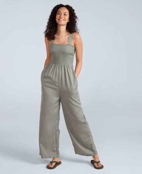 Astrid Womens Jumpsuit - Pale Green – Animal