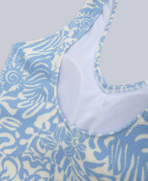 Lea Womens Swimsuit - Light Blue – Animal