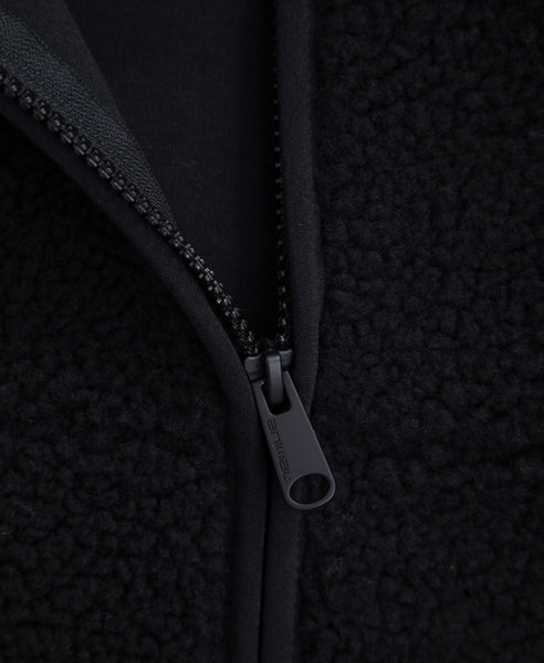 Anna Womens Borg Full Zip Fleece - Black – Animal