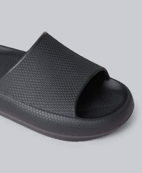 Poolside Womens Sliders - Black – Animal