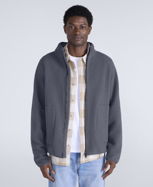 Andy Mens Borg Fleece Jacket - Light Grey – Animal