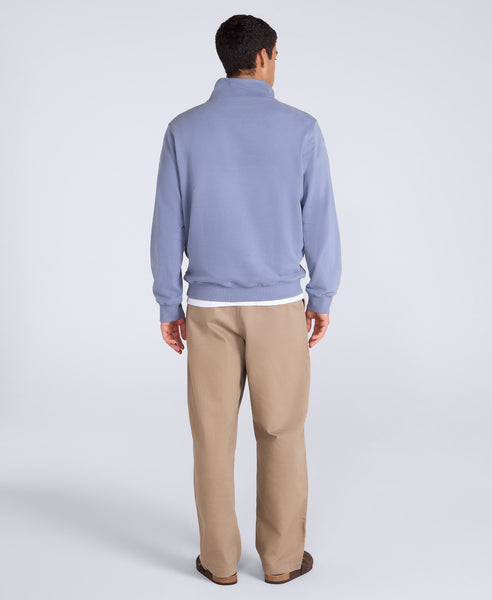 Sid Mens Half-Zip Sweat - Blue – Animal
