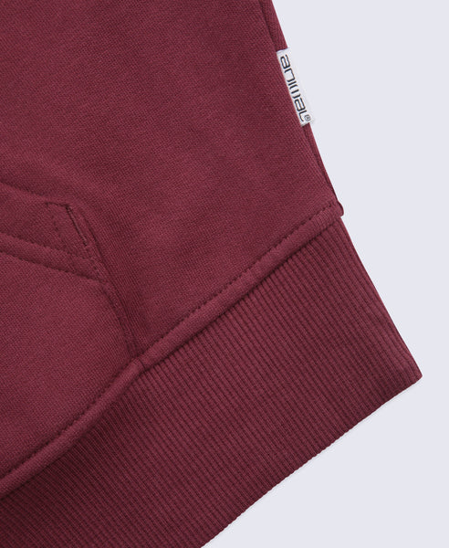 Idol Womens Drop Shoulder Hoodie - Burgundy – Animal