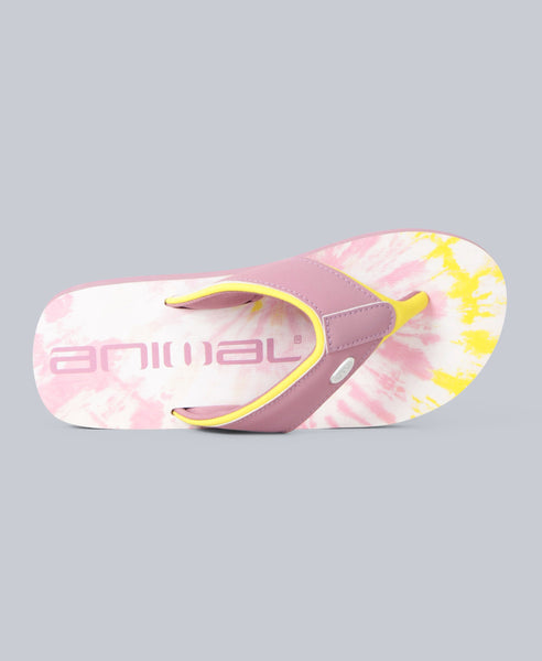 Swish Kids Flip-Flops - Fuchsia – Animal